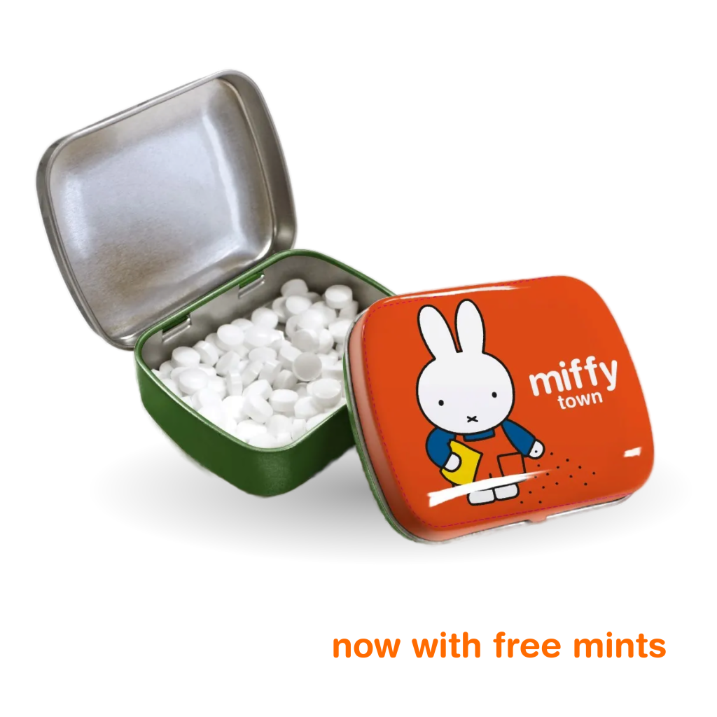 Miffy Town Mint Tin orange | only at miffytown